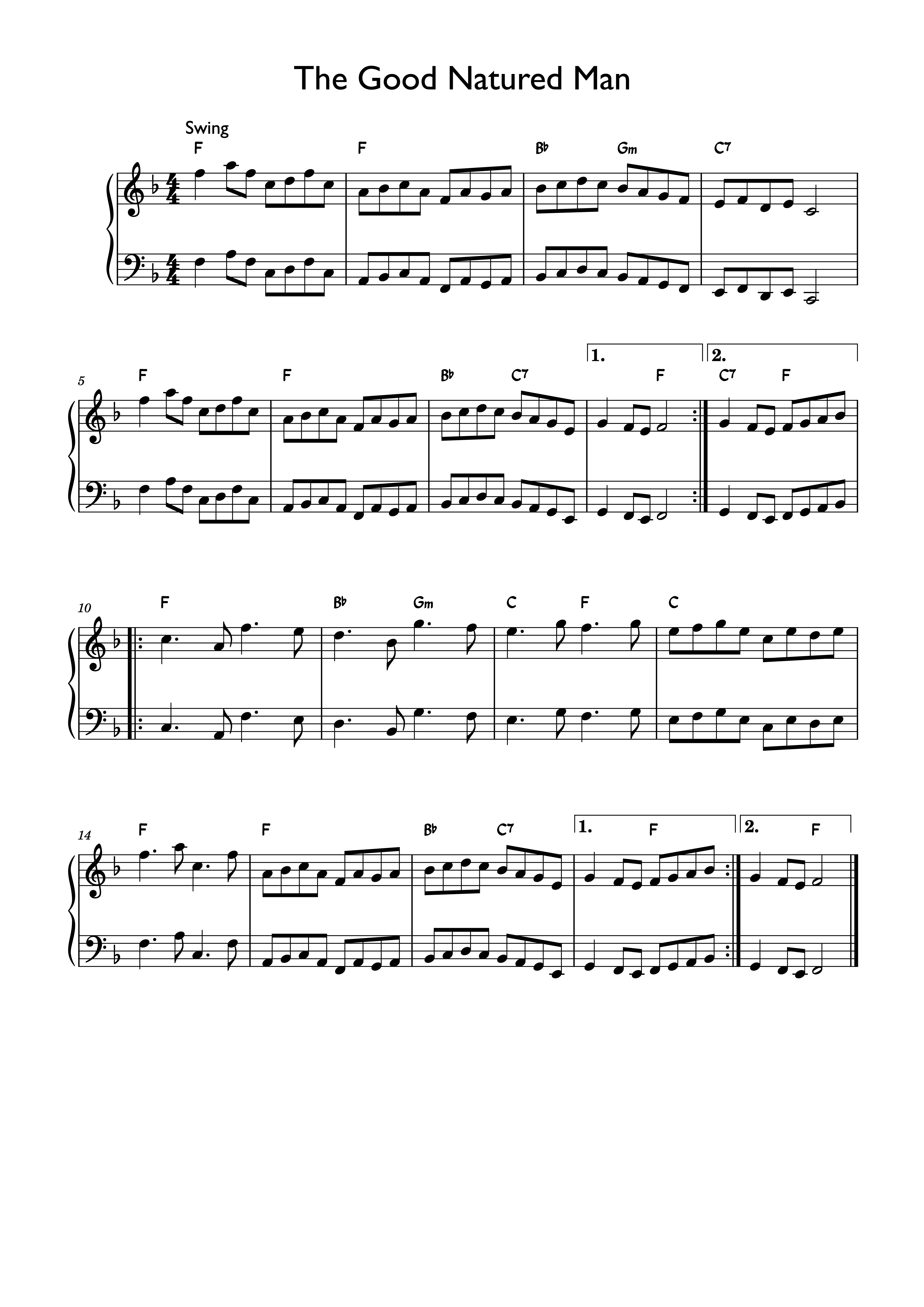 The Good Natured Man – Oxford Slow Session